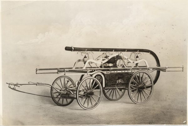 c. 1864 Hunneman End Stroke Hand Pumper | Ferndale Volunteer Fire ...
